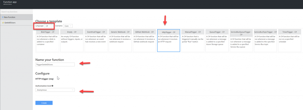 Retrieve Azure Aad User Information With Azure Functions And Publish It Into Powerbi Cloud