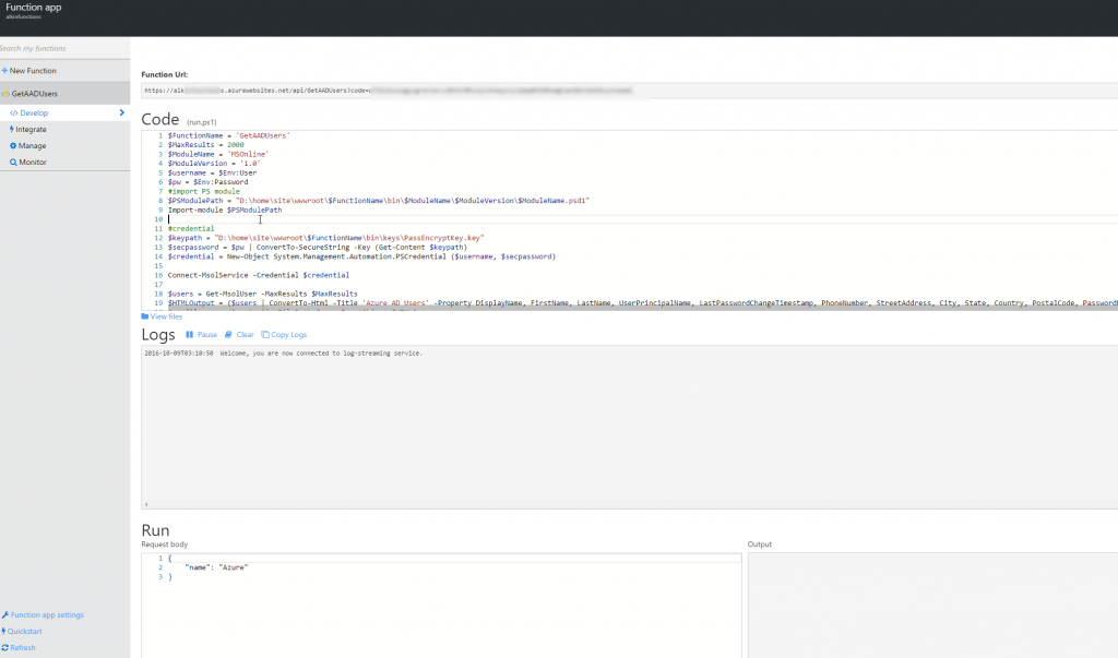 Retrieve Azure Aad User Information With Azure Functions And Publish It Into Powerbi Cloud