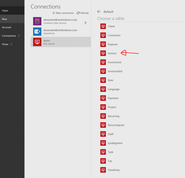 Microsoft PowerApps and inner join 2 sql tables - Cloud management at your fingertips